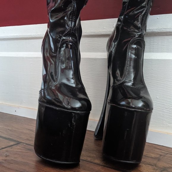 Ritual | Shoes | Ritual Fetish Genuine Patent Leather Crotchhigh ...